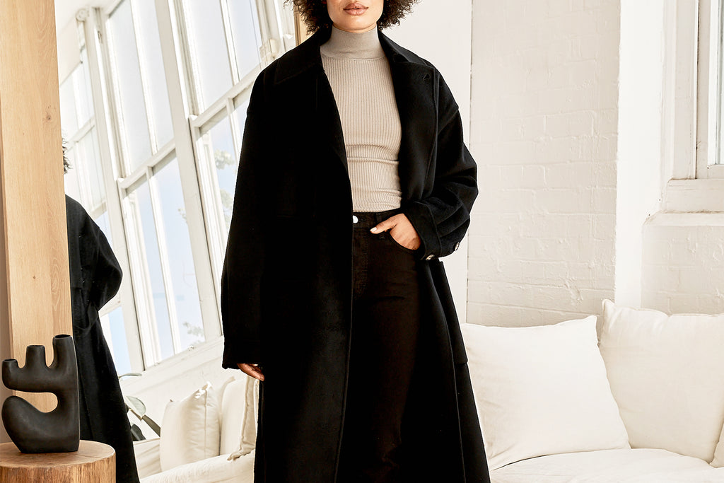 5 Ways to Wear a Classic Black Coat | The UNDONE