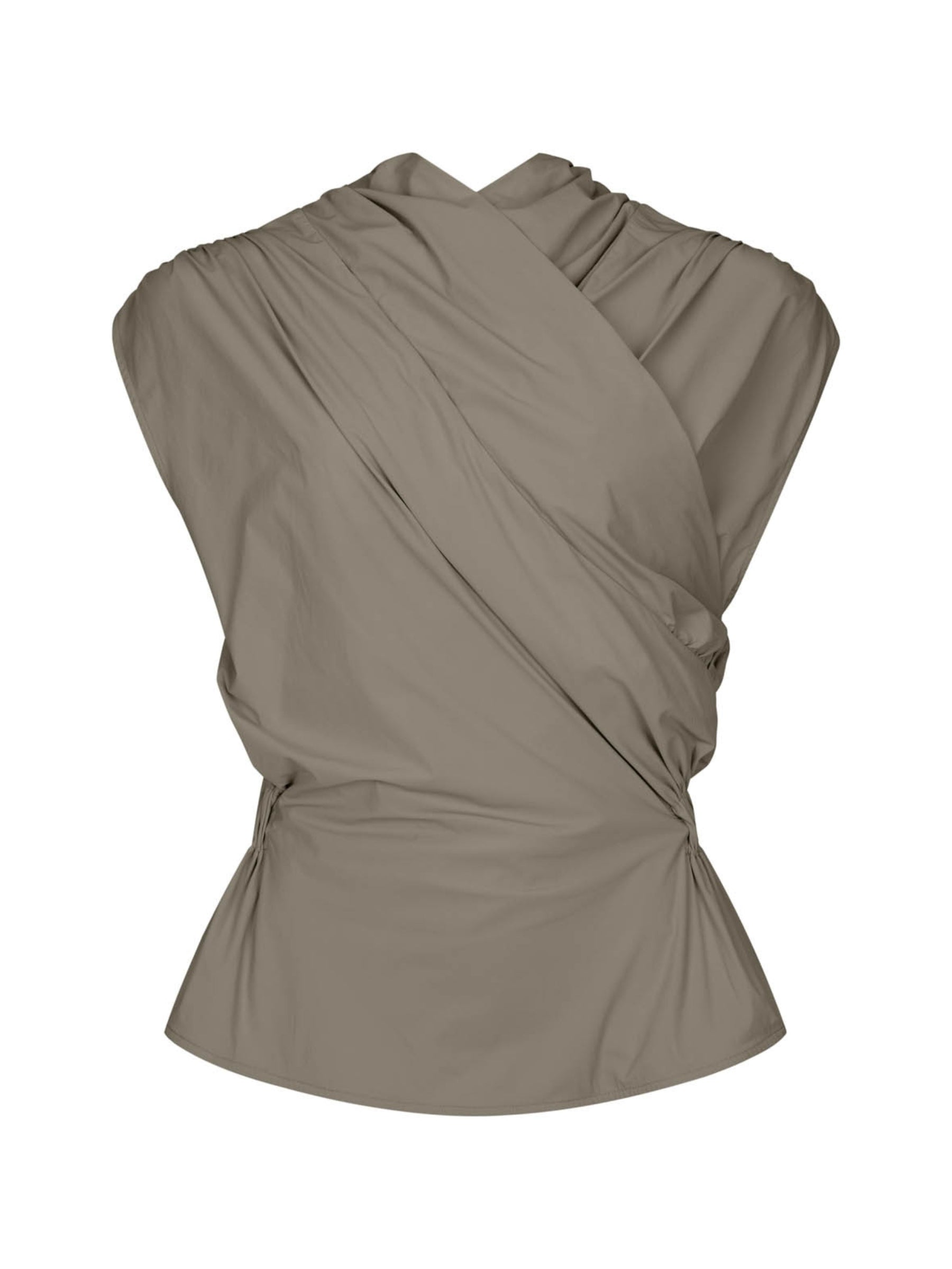 Harris Tapper Chaimberlain Top in Taupe – The UNDONE