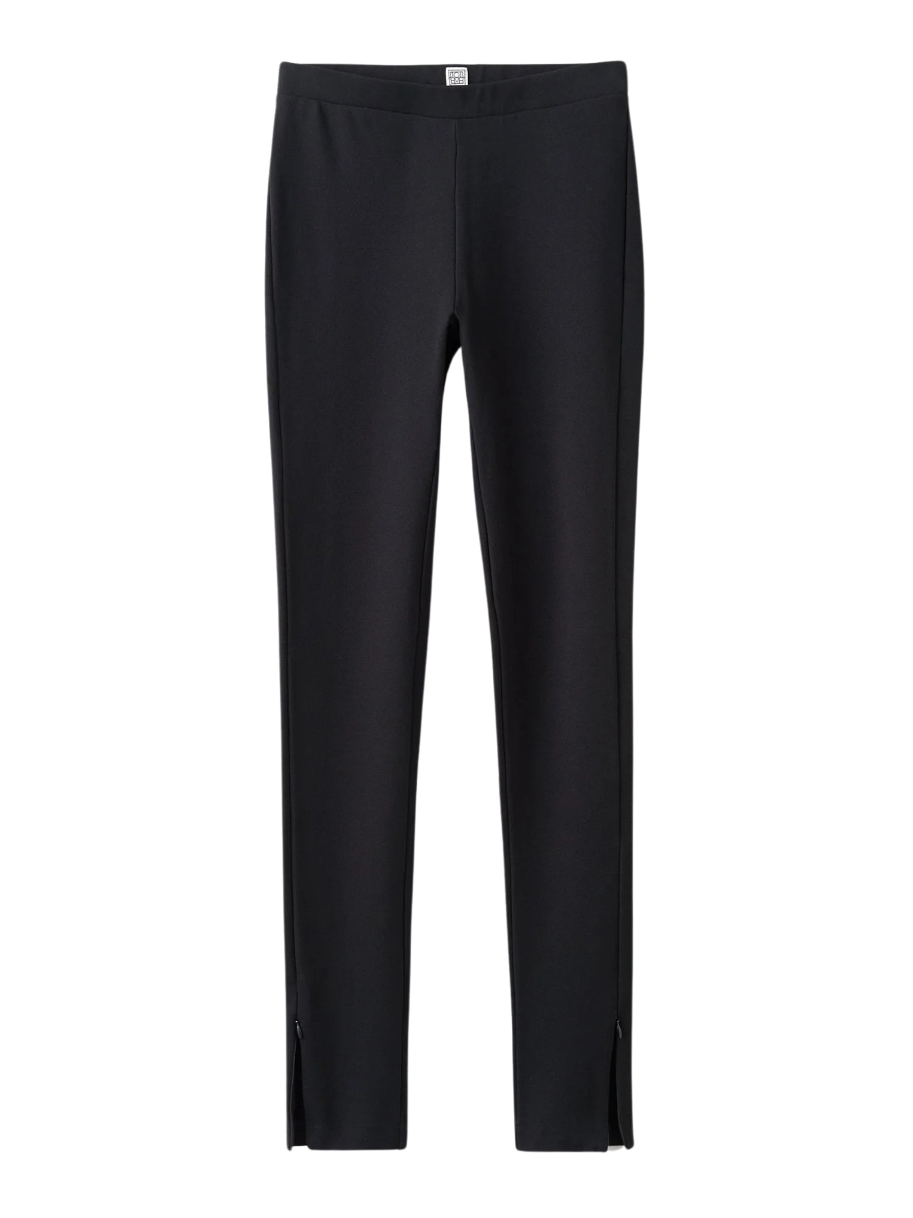 TOTEME | Zip Leggings in Black | The UNDONE