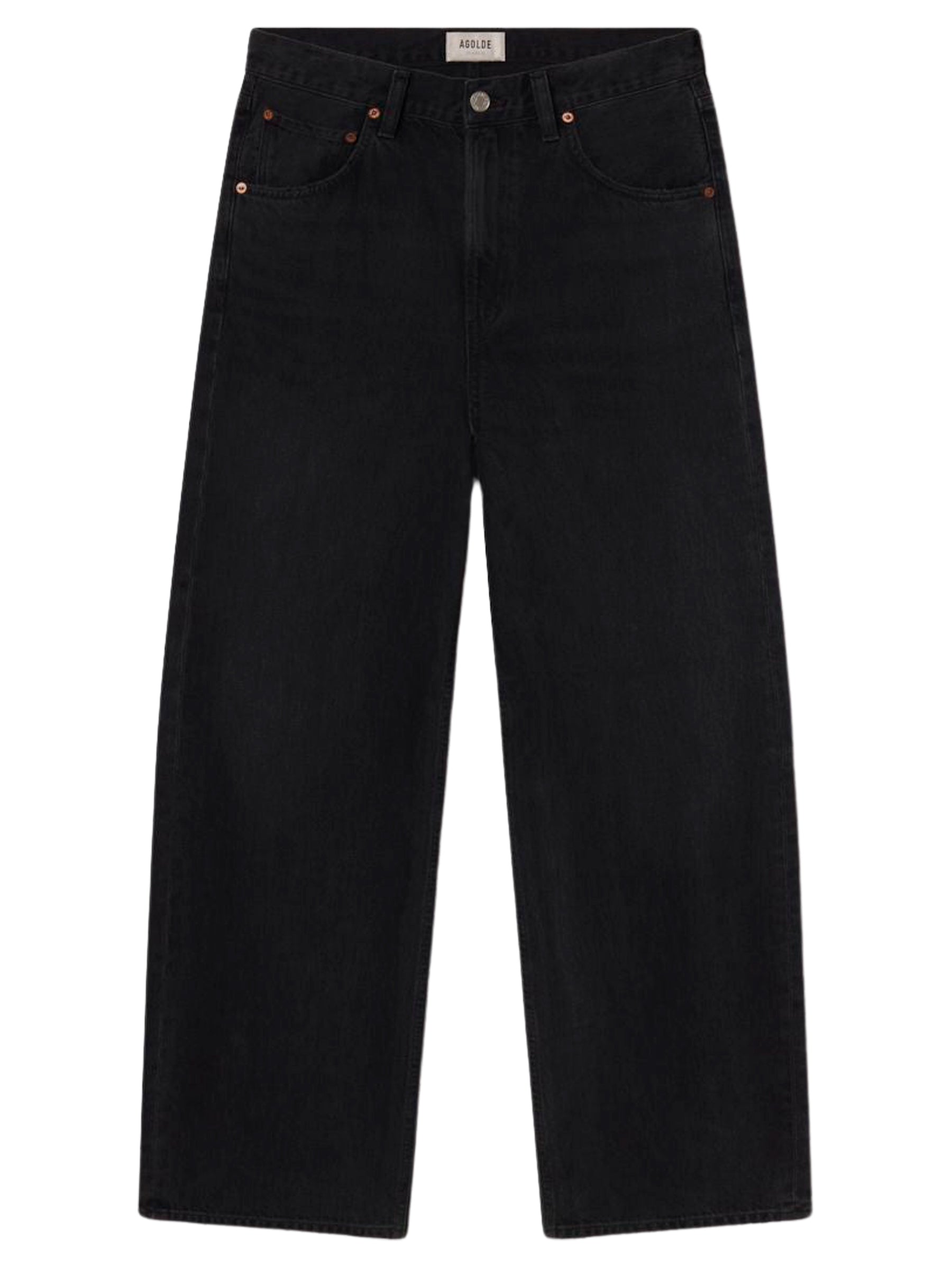 AGOLDE | Low Curve Jean in Black Tar | The UNDONE