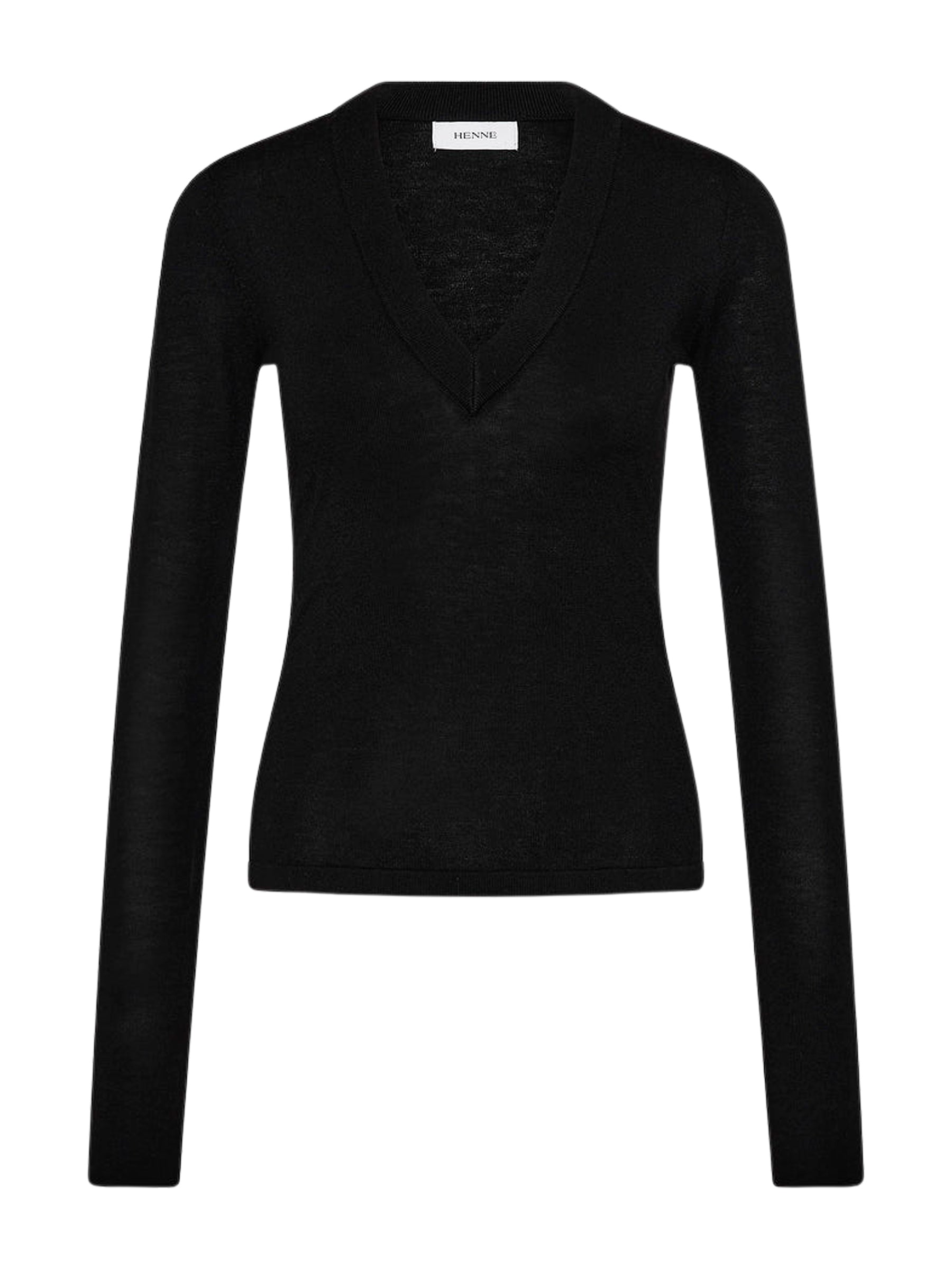 HENNE | Aveline Knit Top in Black | The UNDONE