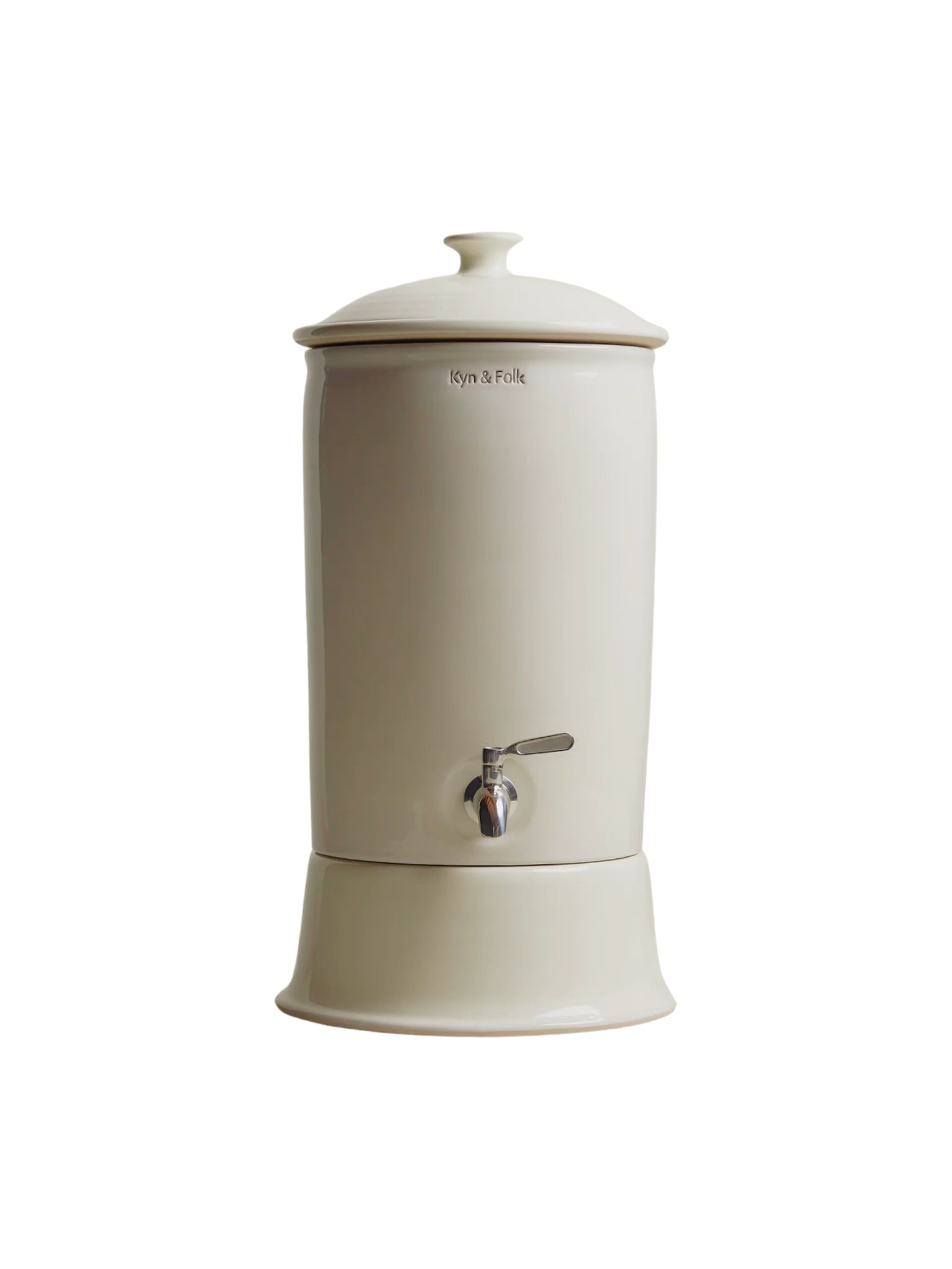 Kyn & Folk | Ceramic Water Filter in Cream Dove | The UNDONE