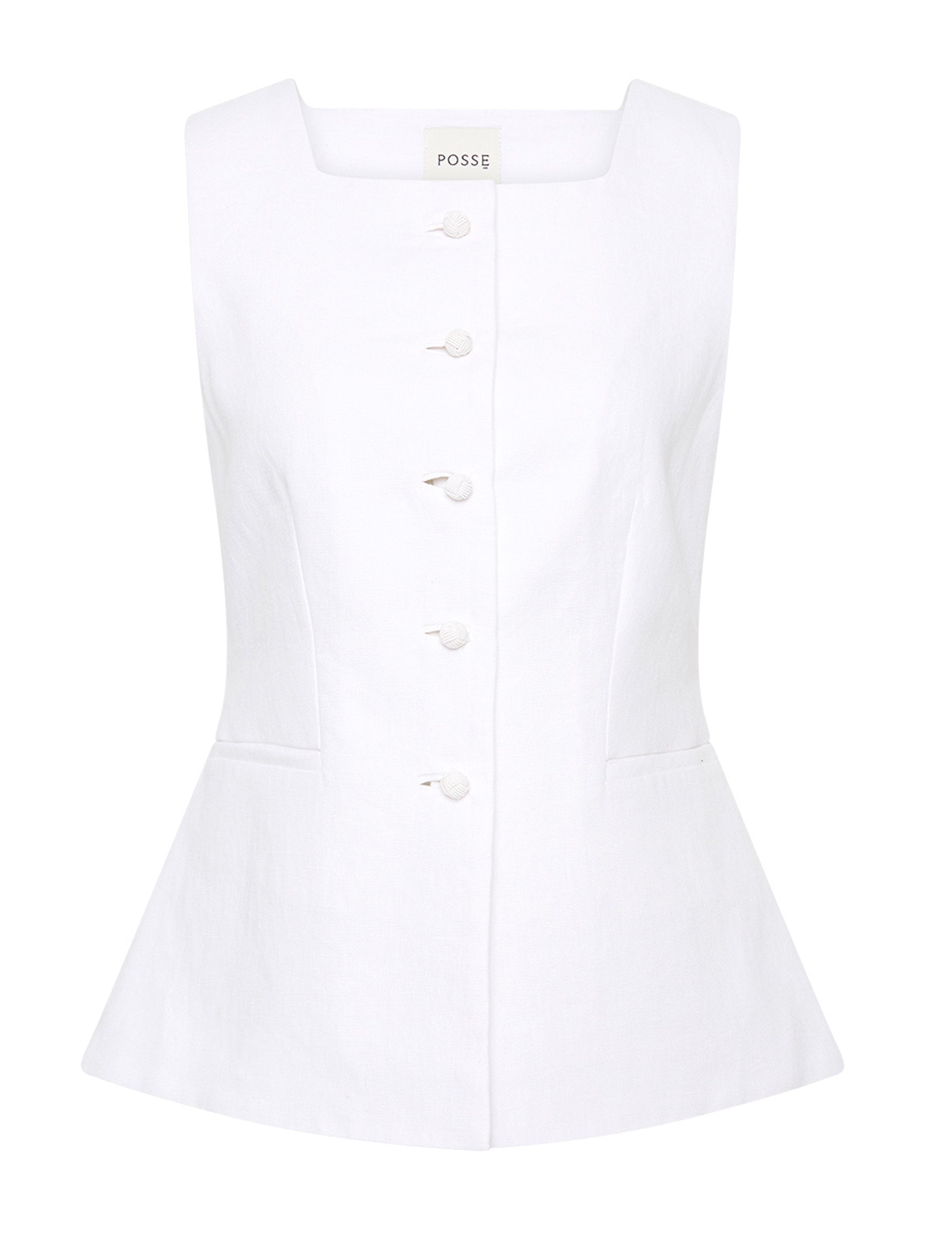 POSSE | Rio Vest in Ivory | The UNDONE