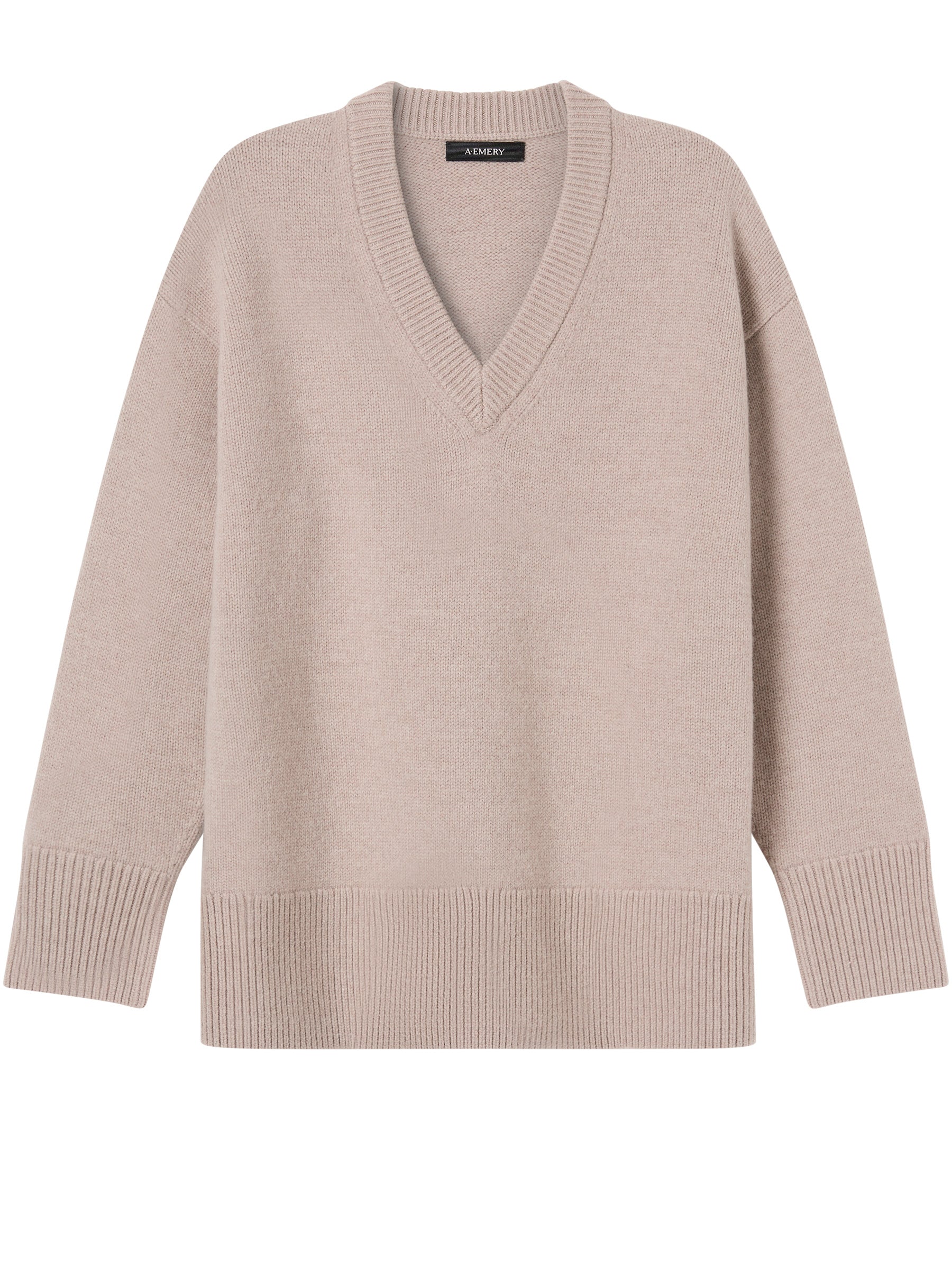 A.Emery | Lewis Knit in Beige Almond Melange | The UNDONE
