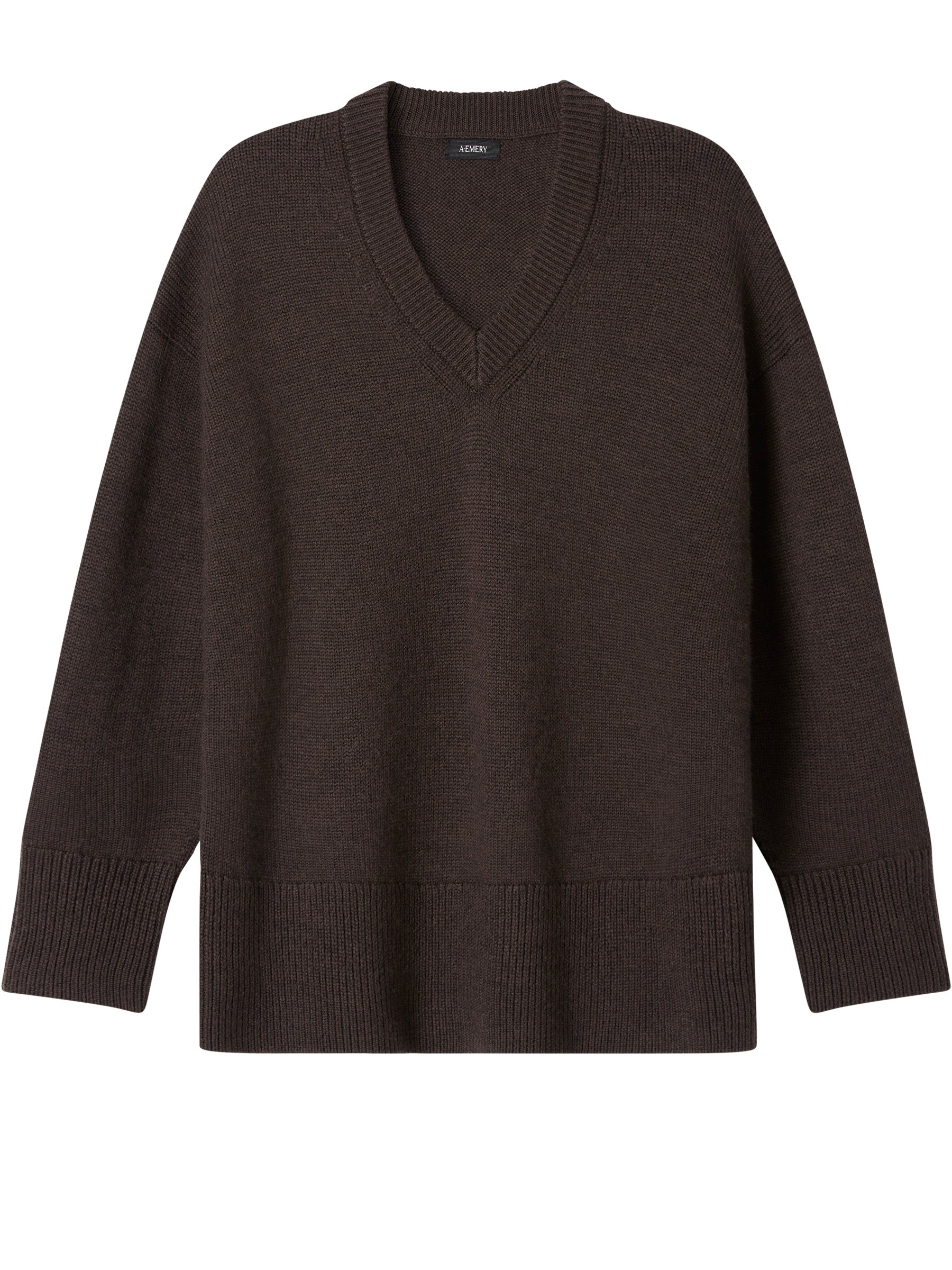 A.Emery | Lewis Knit in Chocolate Melange | The UNDONE