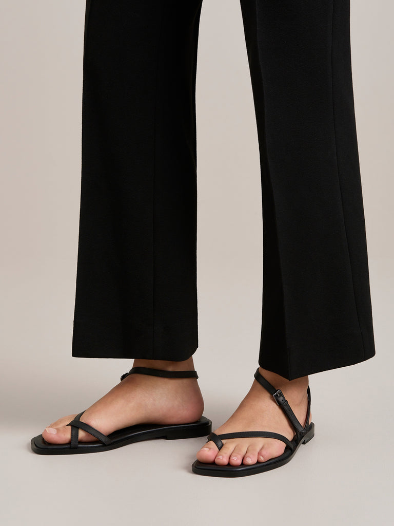 A.Emery | Lucia Sandal in Black | The UNDONE by A.Emery