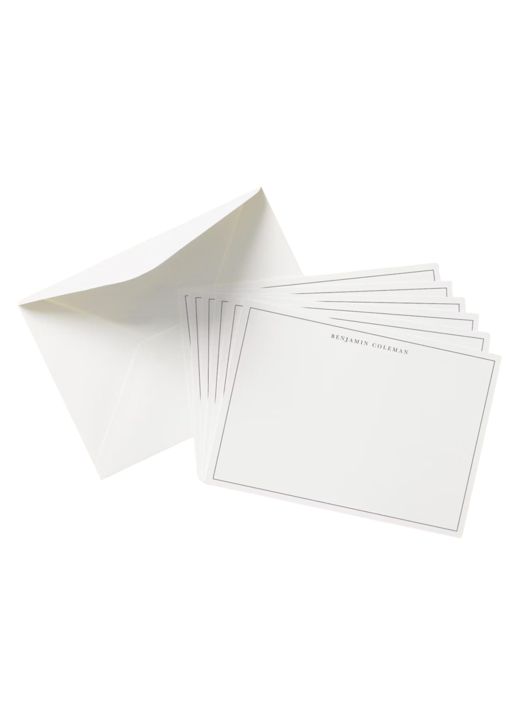 PAPIER | Classic Thin Border Notecard Set | The UNDONE