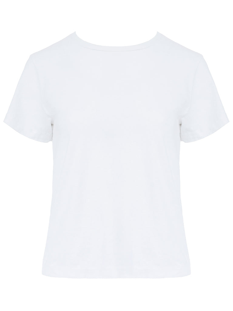 RE/DONE | Classic Tee in Vintage White | The UNDONE by RE/DONE