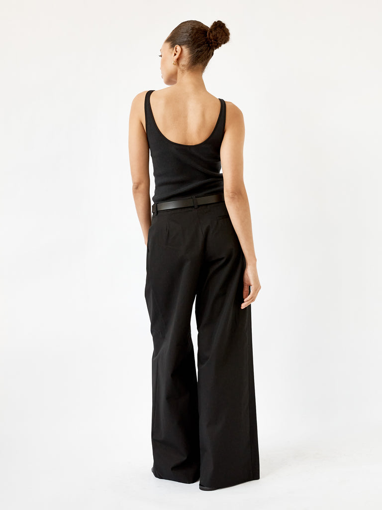 SAINT | Classic Leather Belt Black with Brass Buckle | The UNDONE by SAINT